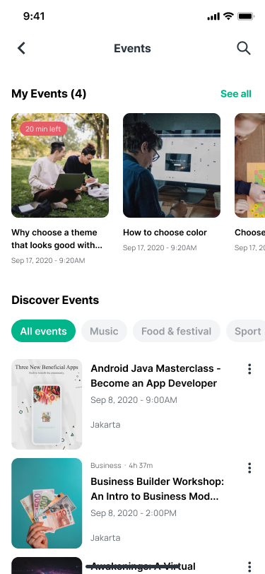 BUNDLEI - 10 Flutter App UI Template (Figma Included) by dokkanagency