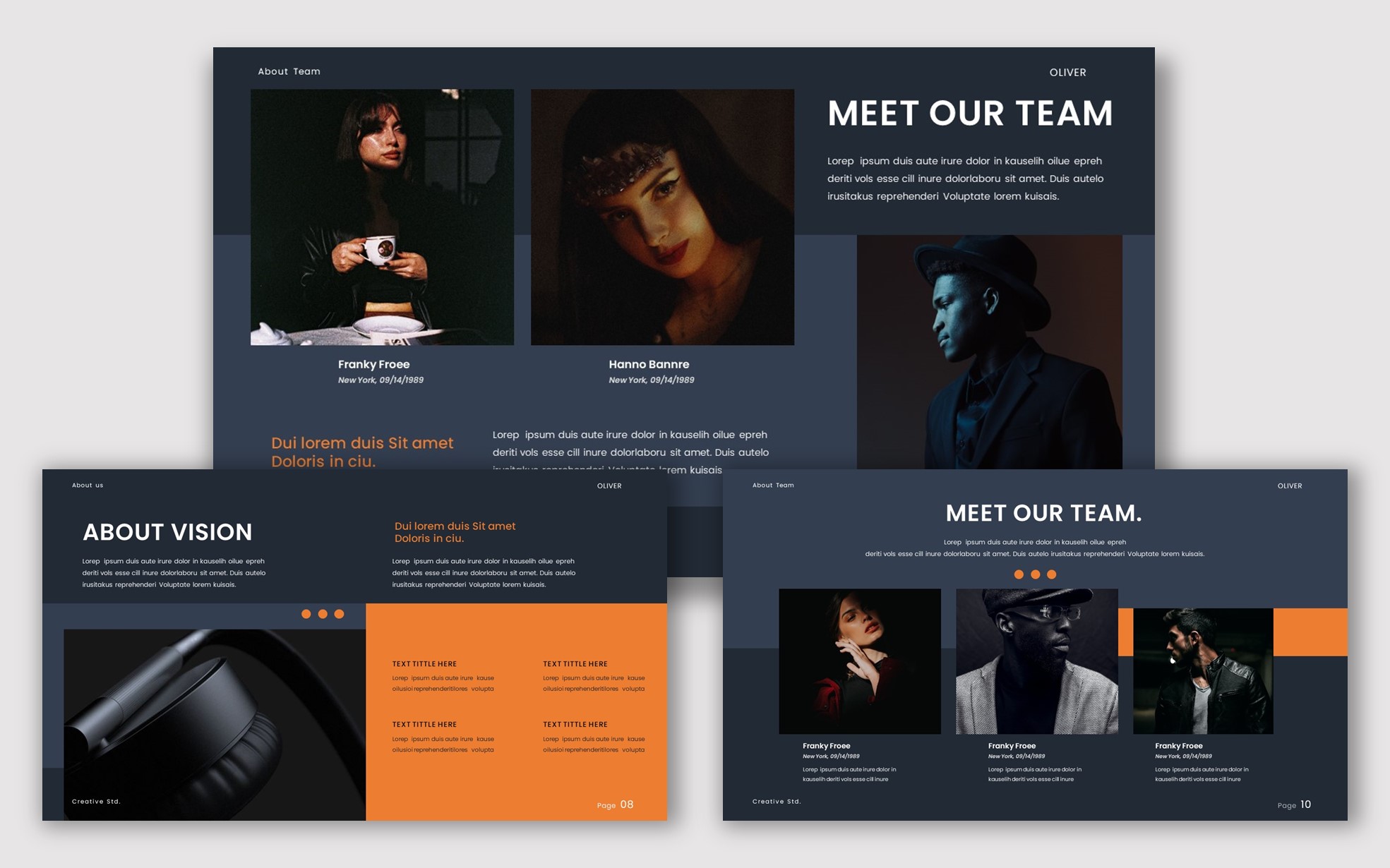 Oliver - Business PowerPoint Presentation Template, Presentation Templates