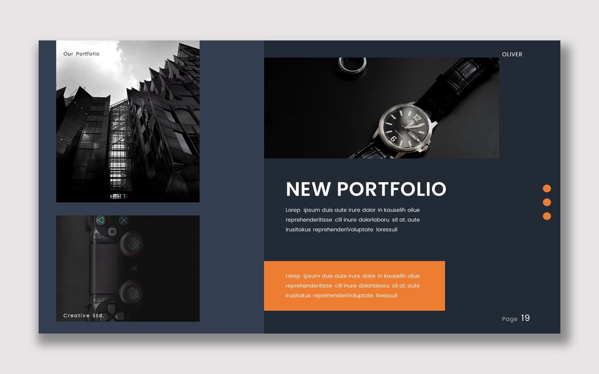 Oliver - Business PowerPoint Presentation Template, Presentation Templates