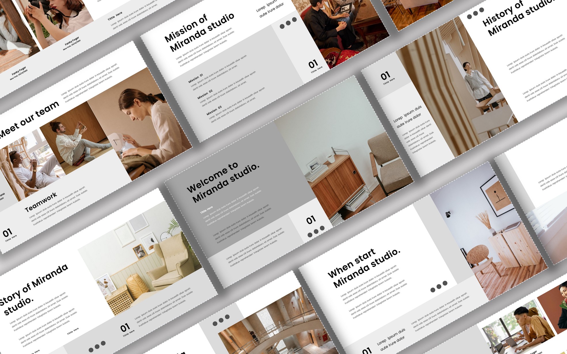 Miranda - Business PowerPoint Template, Presentation Templates ...