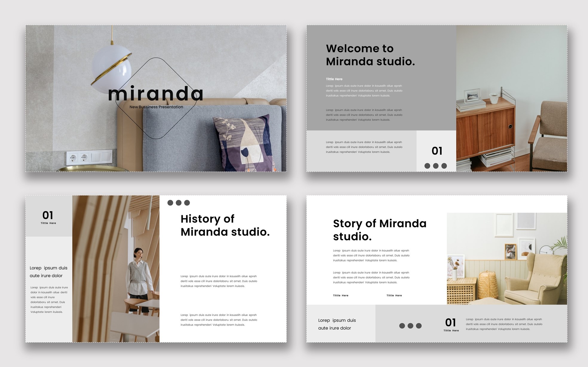 Miranda - Business Google Slide Template by kreatifreya | GraphicRiver