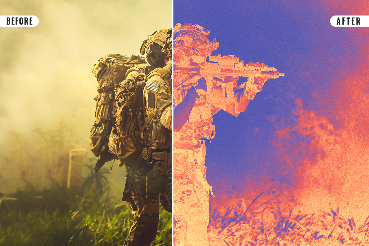 Heatmap Photo Effect, Add-ons | GraphicRiver