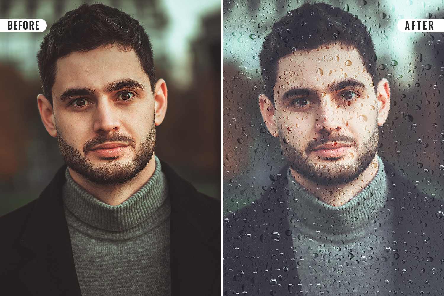 Raindrop Photo Effect, Add-ons | GraphicRiver