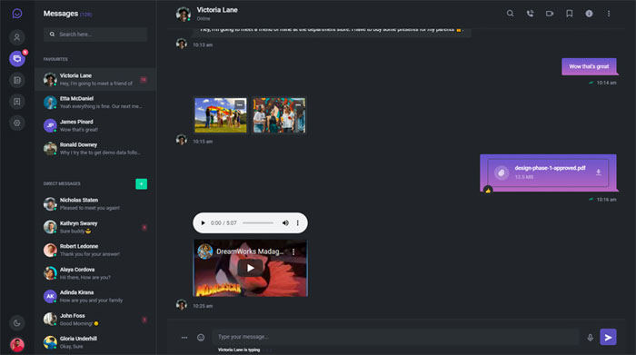Vhato - Chat & Messaging HTML5 Template by themesdesign | CodeCanyon
