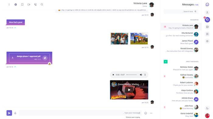 Vhato - Chat & Messaging HTML5 Template by themesdesign | CodeCanyon