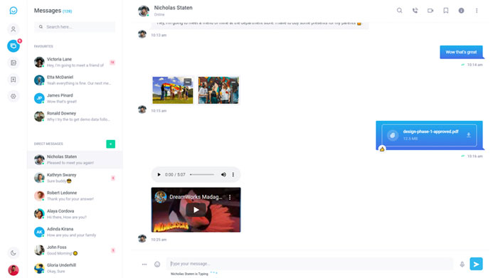 Vhato - Chat & Messaging HTML5 Template by themesdesign | CodeCanyon