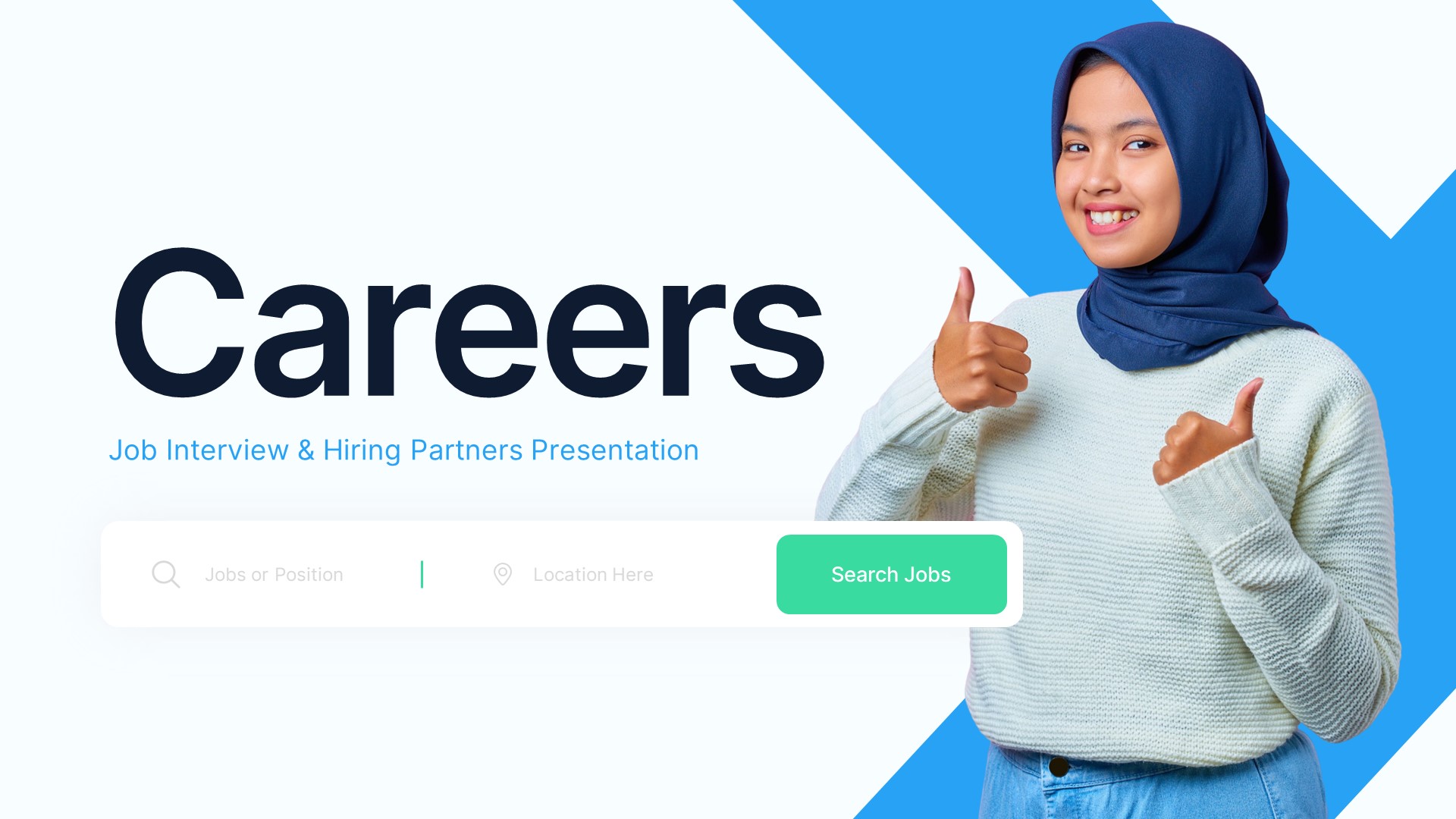 Careers - Job Interview & Hiring Google Slides Template, Presentation ...