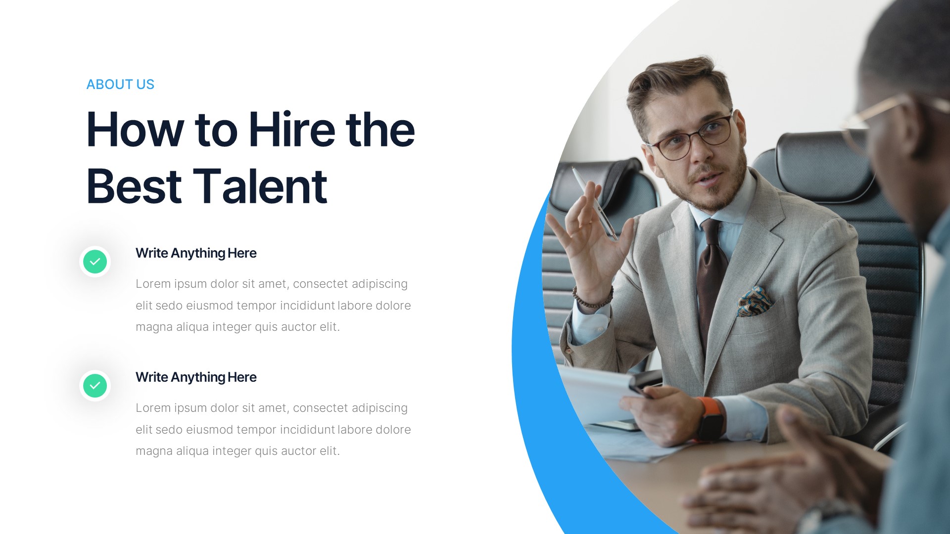 Careers - Job Interview & Hiring Google Slides Template, Presentation ...