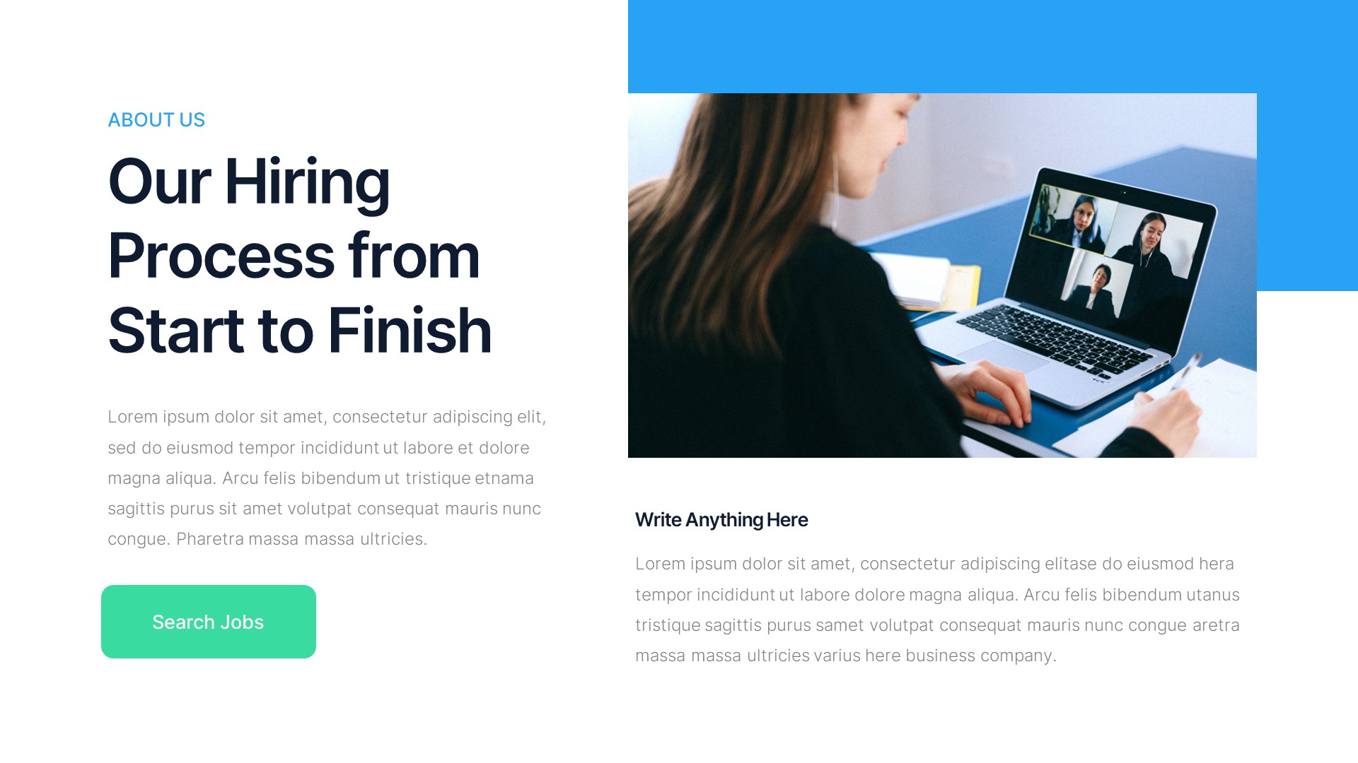 Careers - Job Interview & Hiring Google Slides Template, Presentation ...