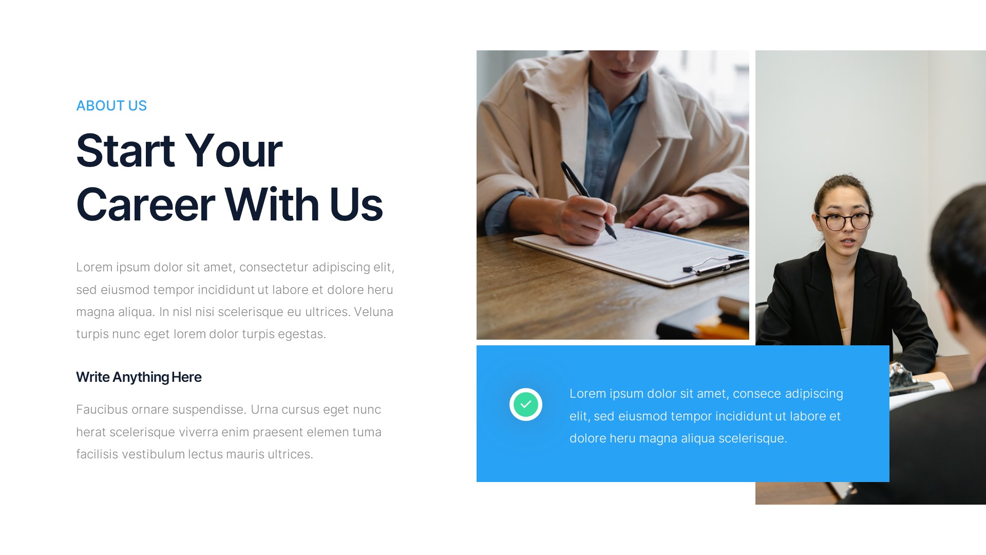 Careers - Job Interview & Hiring Google Slides Template, Presentation ...