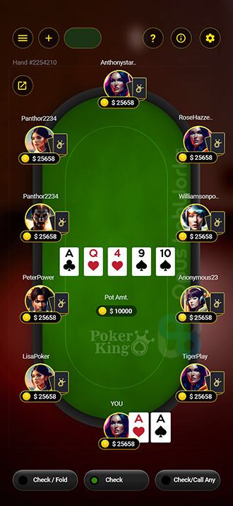 2 App Template | Online Poker Gaming App Template | Multiplayer Card ...