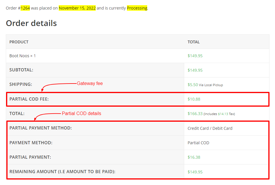 WooCommerce Partial COD - Payment Gateway Restrictions & Fees by zendcrew