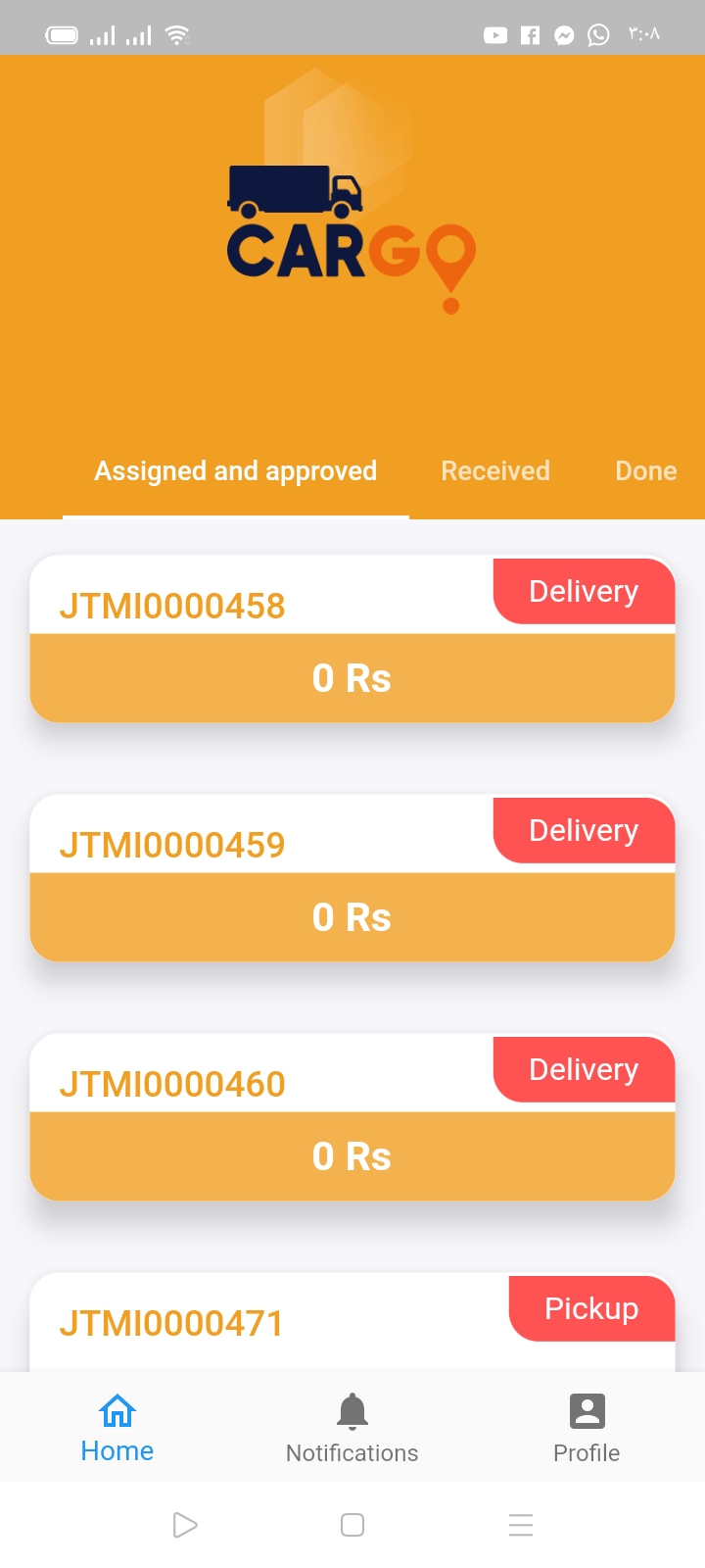 Cargo Pro Customer Mobile Application - Flutter by Bdaia | CodeCanyon