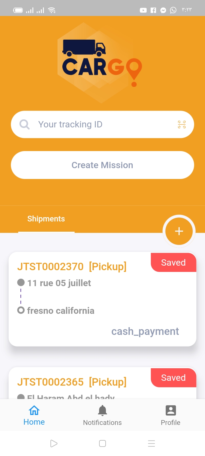 Cargo Pro Customer Mobile Application - Flutter by Bdaia | CodeCanyon