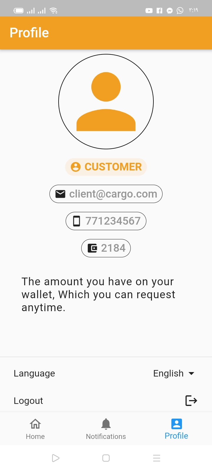 Cargo Pro Driver Mobile Application - Flutter by Bdaia | CodeCanyon