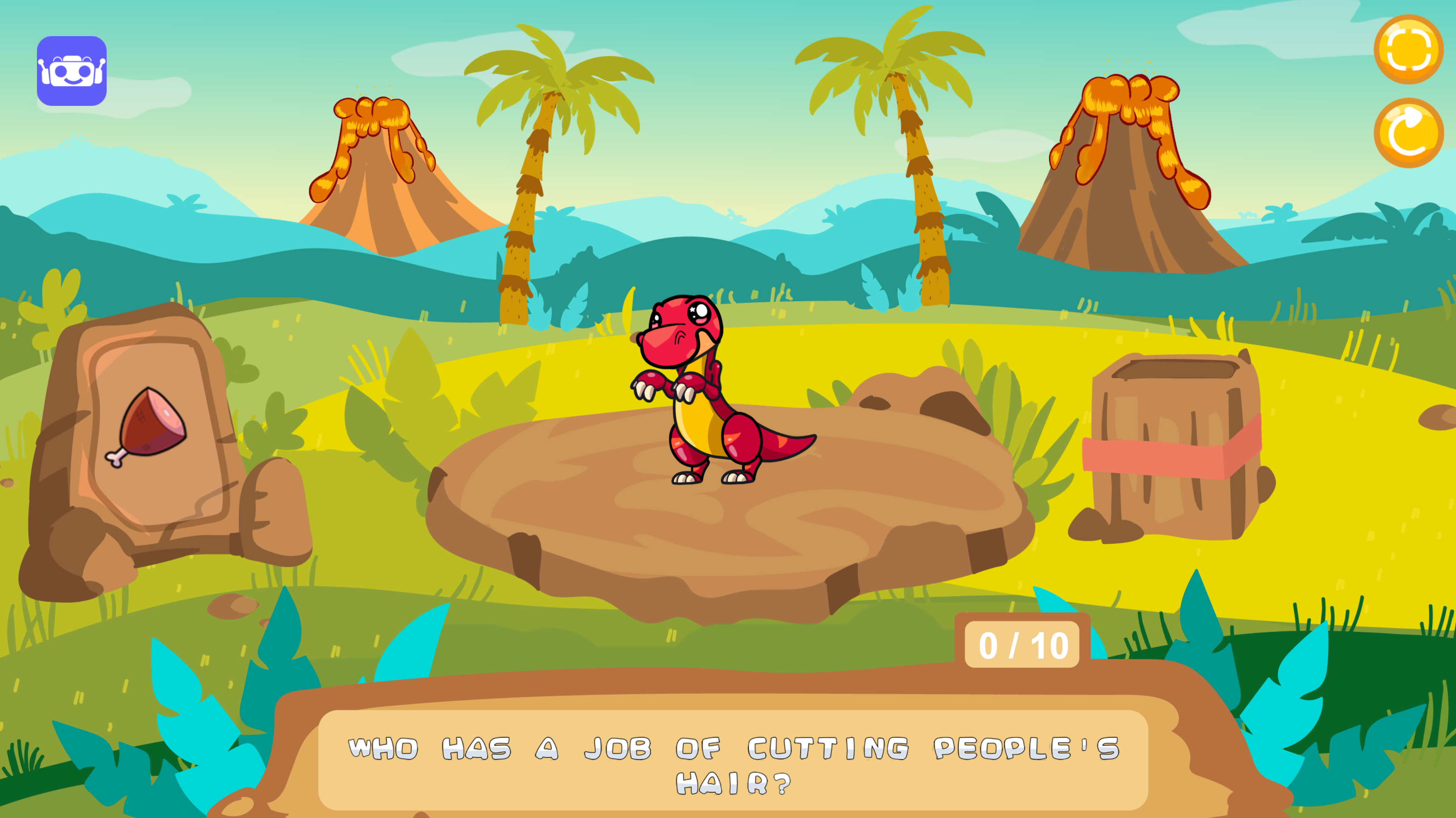 Feed The Dinosaur - HTML5 Educational Game by BOTS_GameStudio | CodeCanyon
