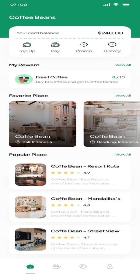 Coffee Bean ANDROID + IOS + FIGMA + Sonar Qube Test Report | UI Kit ...