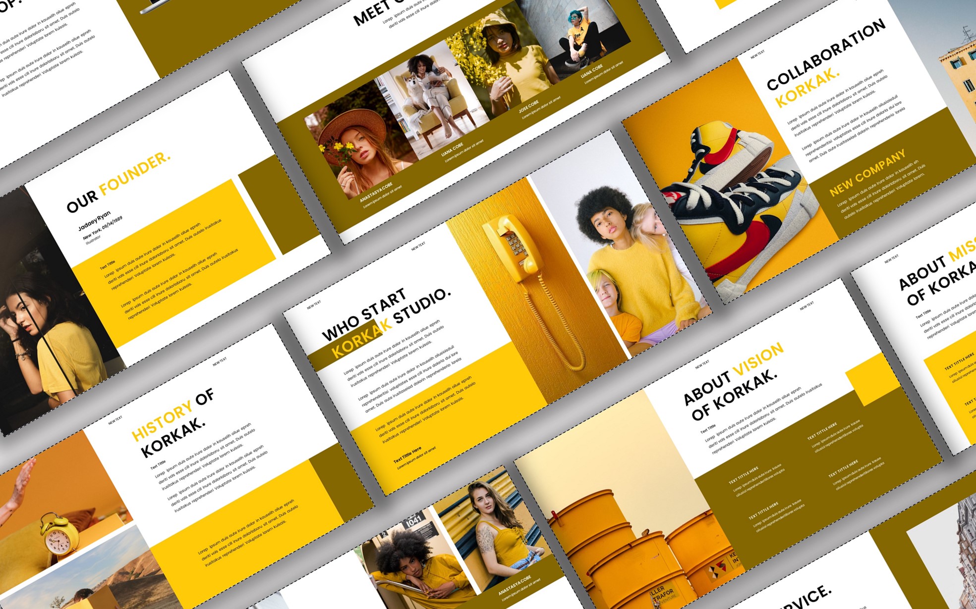 Korkak - Business PowerPoint Template, Presentation Templates ...