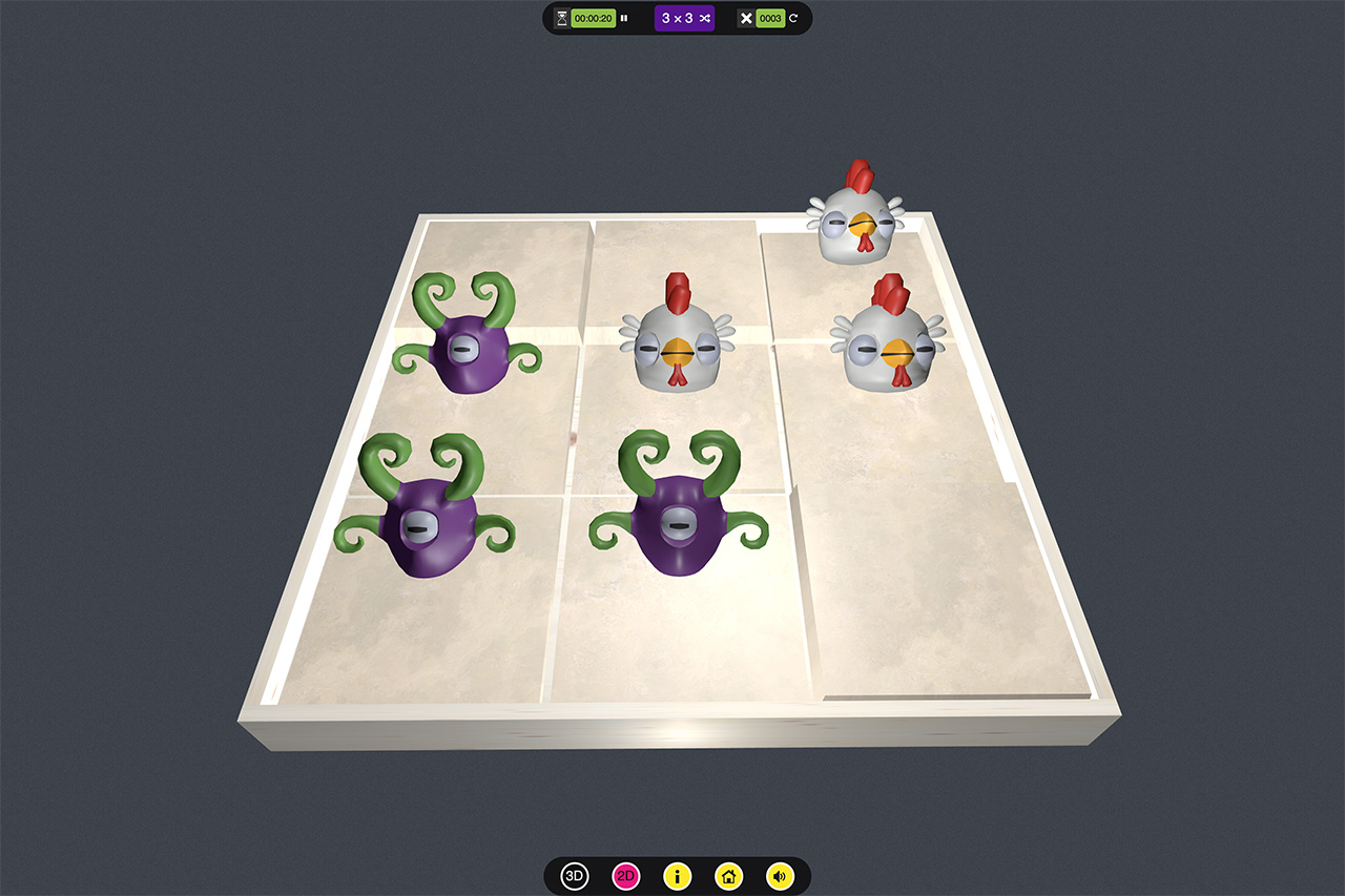 3D Monster Tic Tac Toe - Puzzle Game For Kid by raizensoft | CodeCanyon