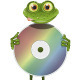 Frog and CD, Vectors | GraphicRiver