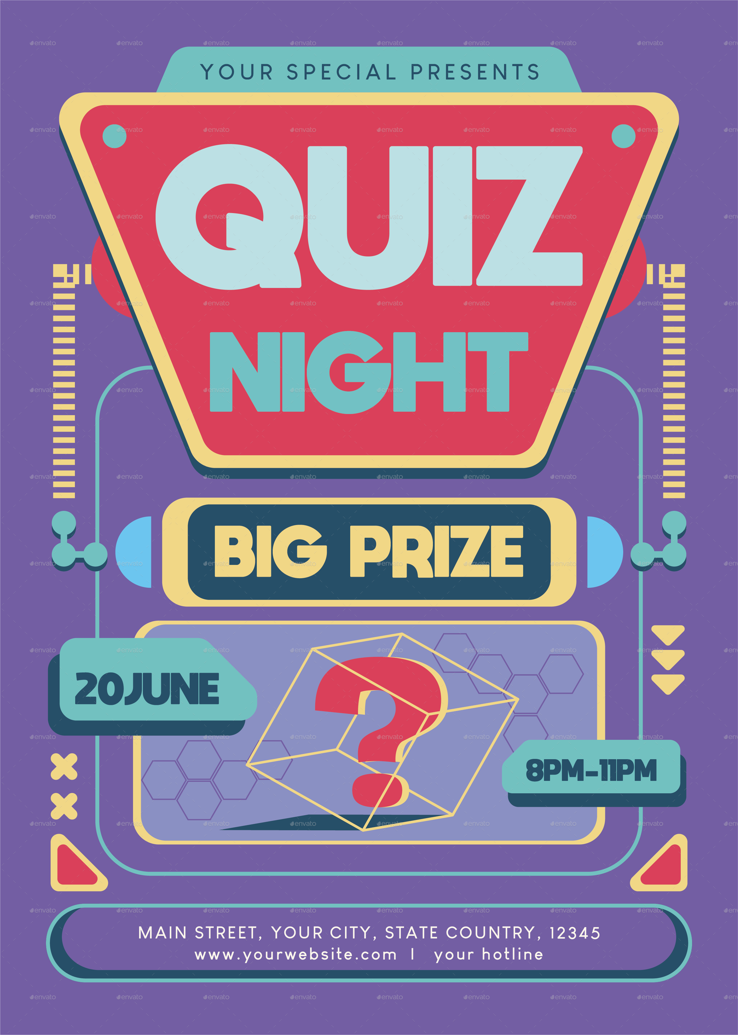 Quiz Flyer, Print Templates | GraphicRiver
