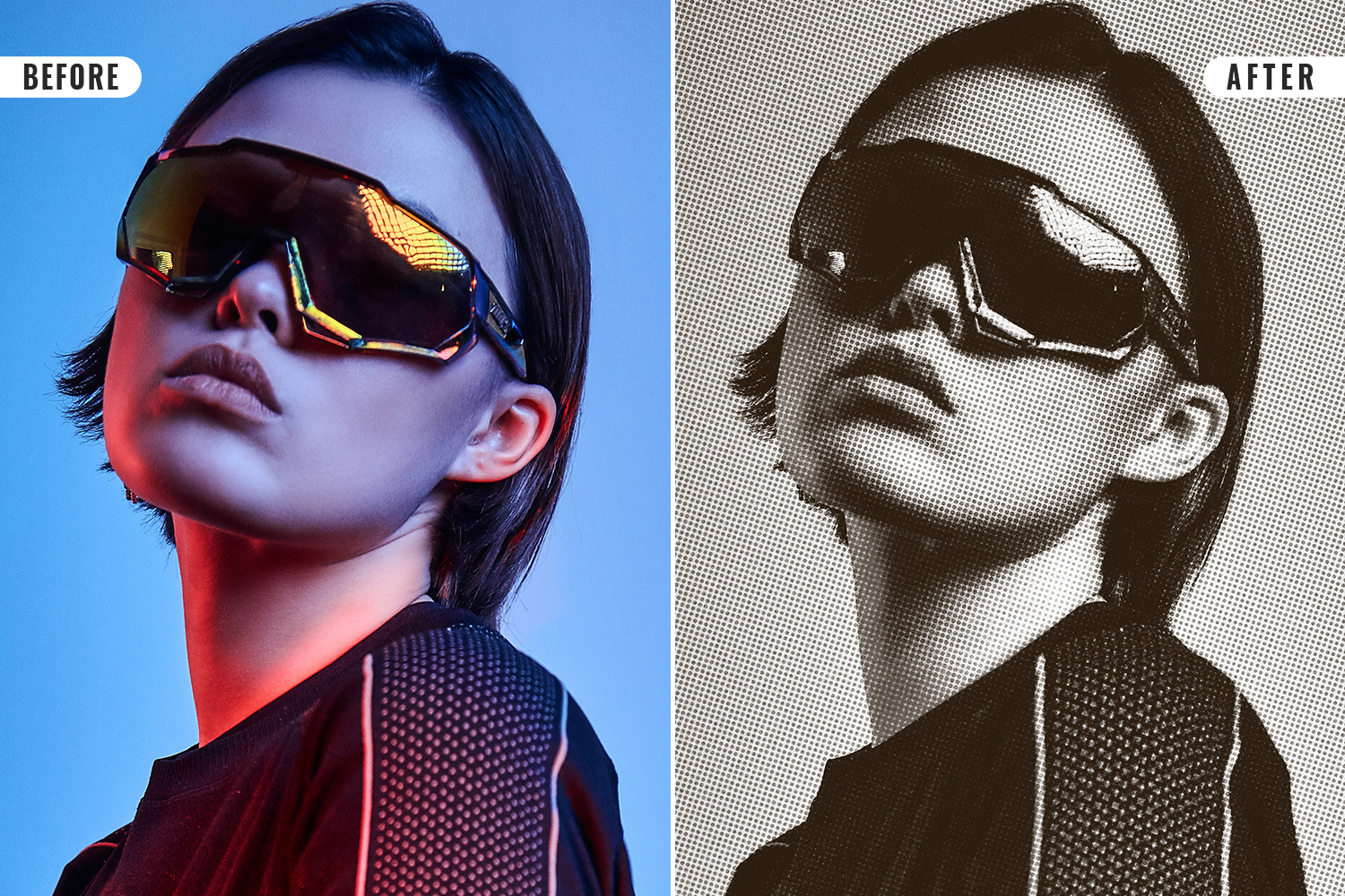 Halftone Photo Effect, Add-ons | GraphicRiver