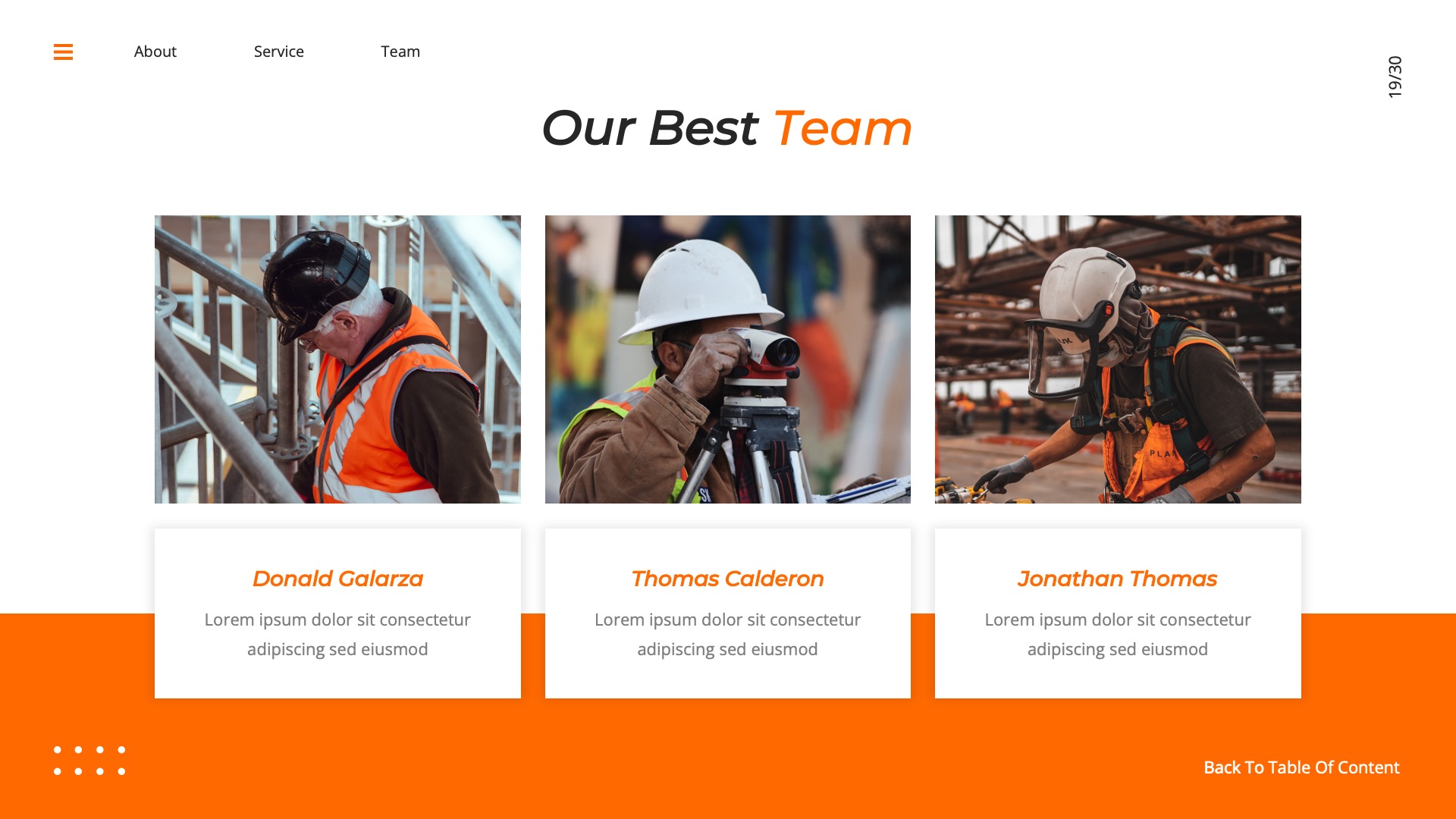 Constructer - Construction Google Slides Template, Presentation Templates