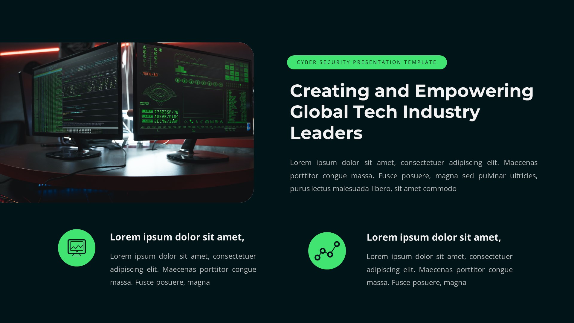 Cybercok - Cyber Security Google Slides Template, Presentation Templates