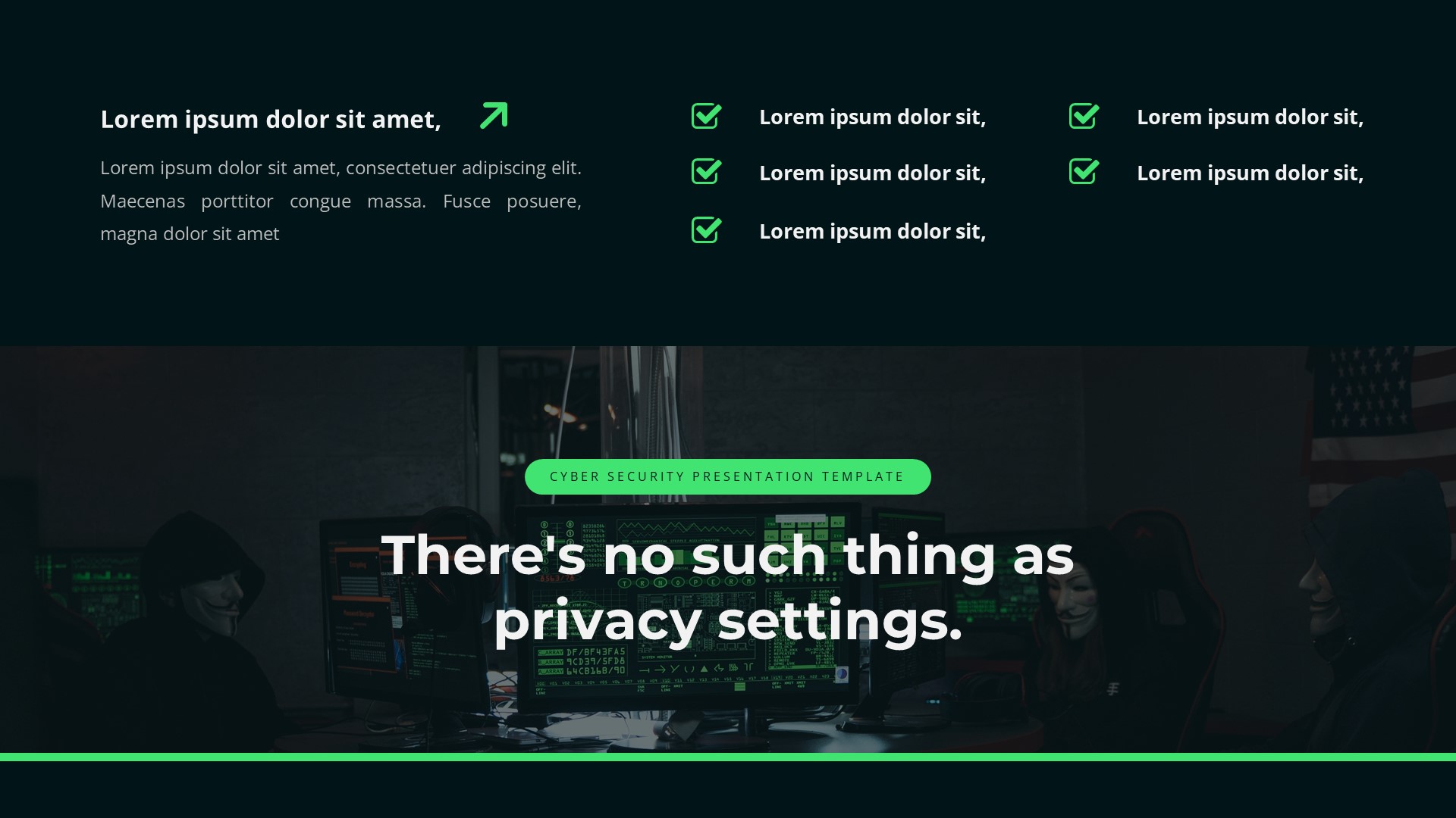 Cybercok - Cyber Security Google Slides Template, Presentation Templates