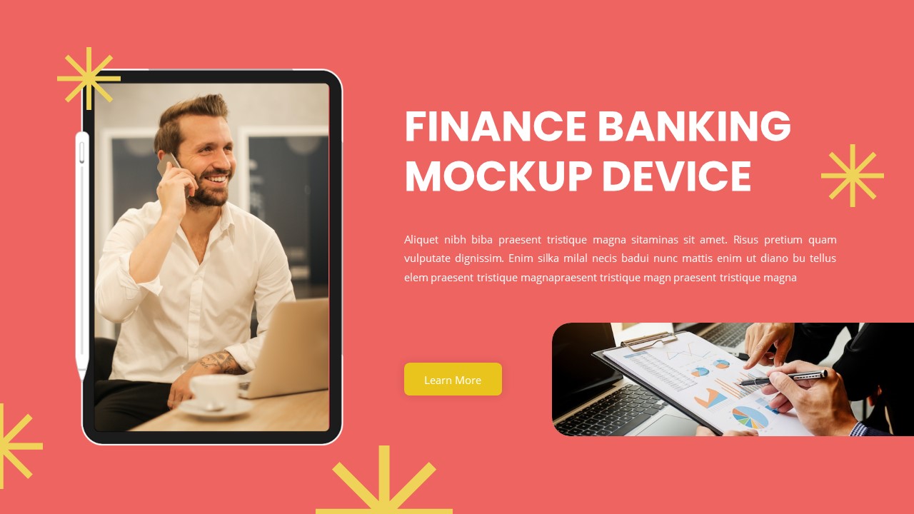 Finance Banking PowerPoint Template by digitcase | GraphicRiver