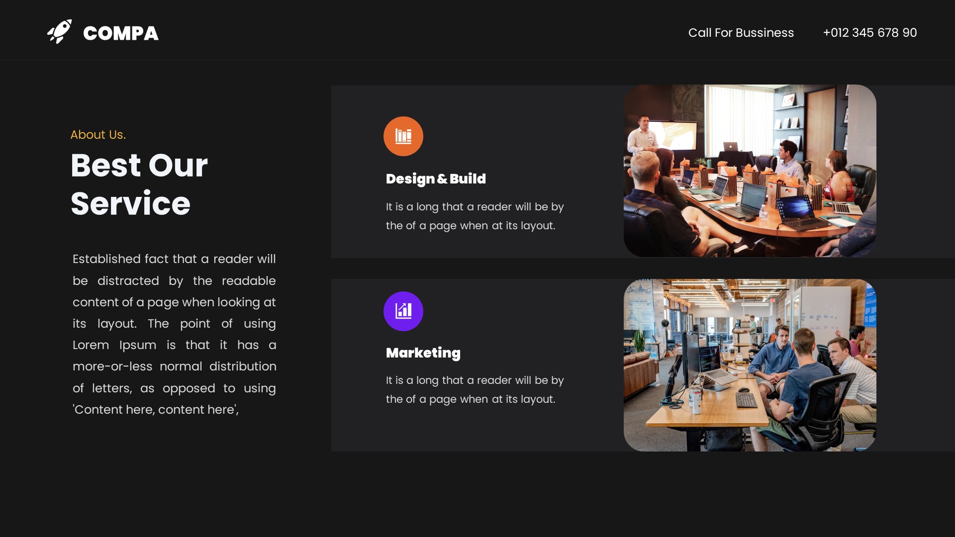 Compa - Company Profile Bussines Powerpoint Presentation Template ...