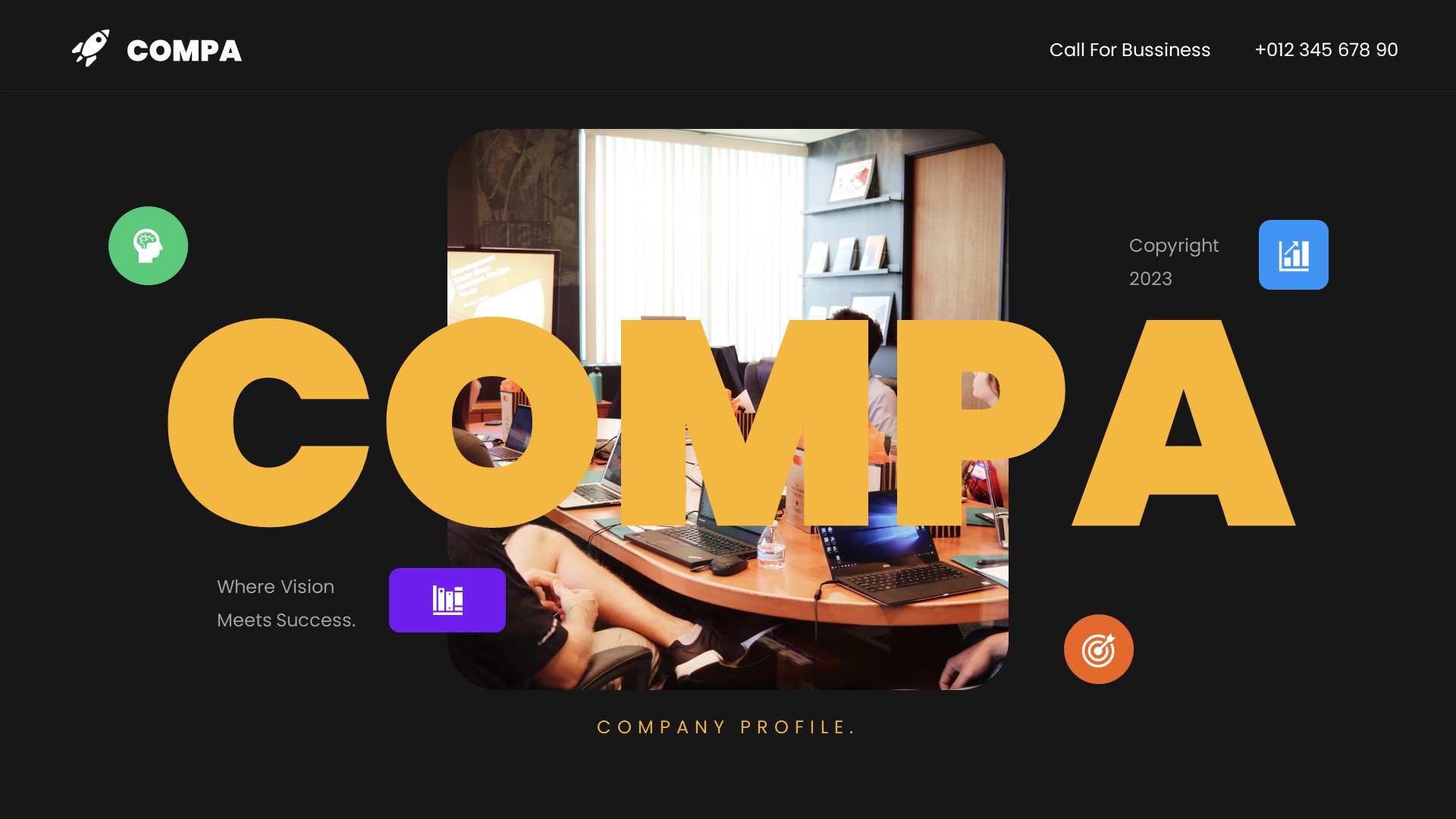 Compa - Company Profile Bussines Google Slide Presentation Template ...