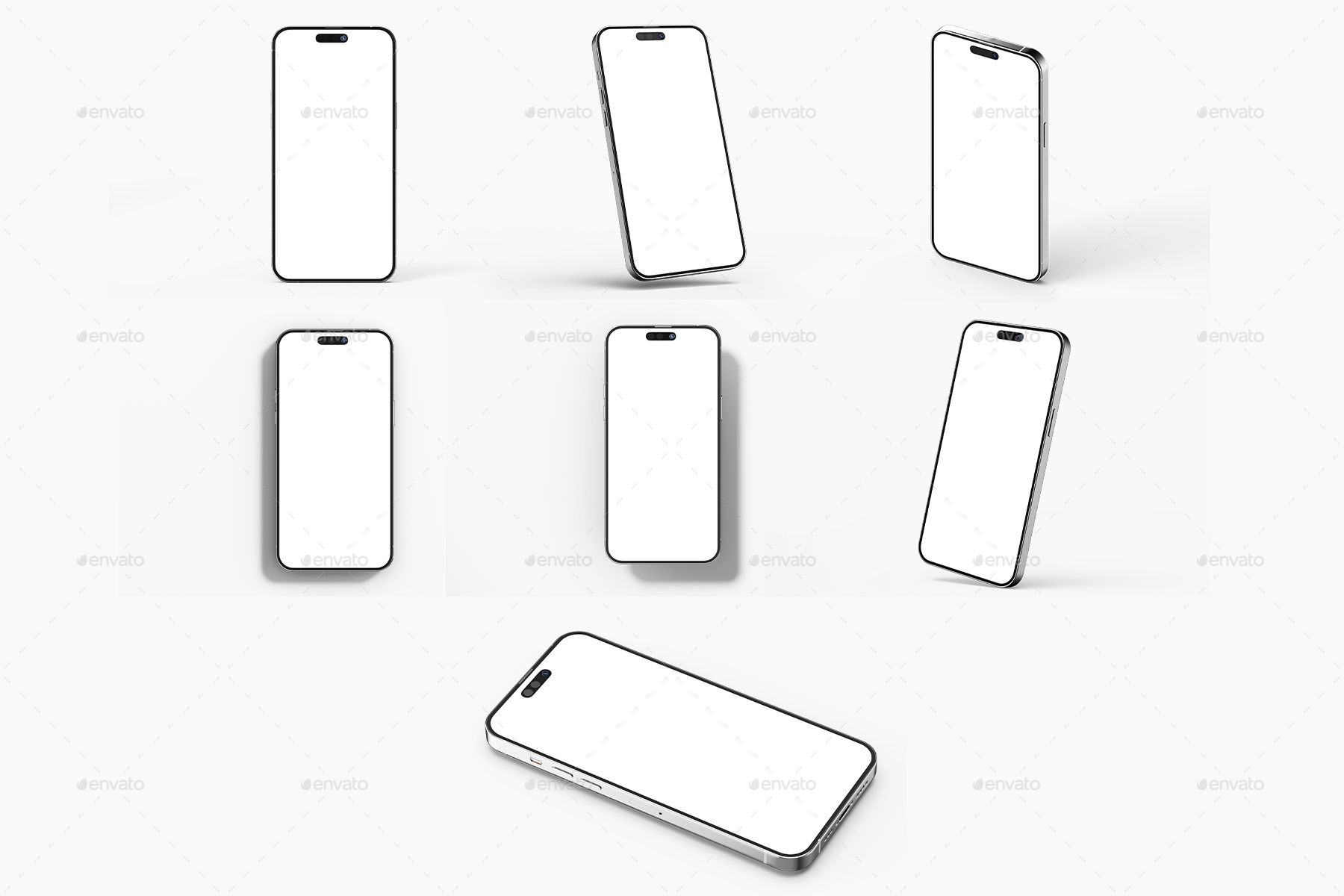 iPhone 14 Screen PSD Mockup Pack, Graphics | GraphicRiver