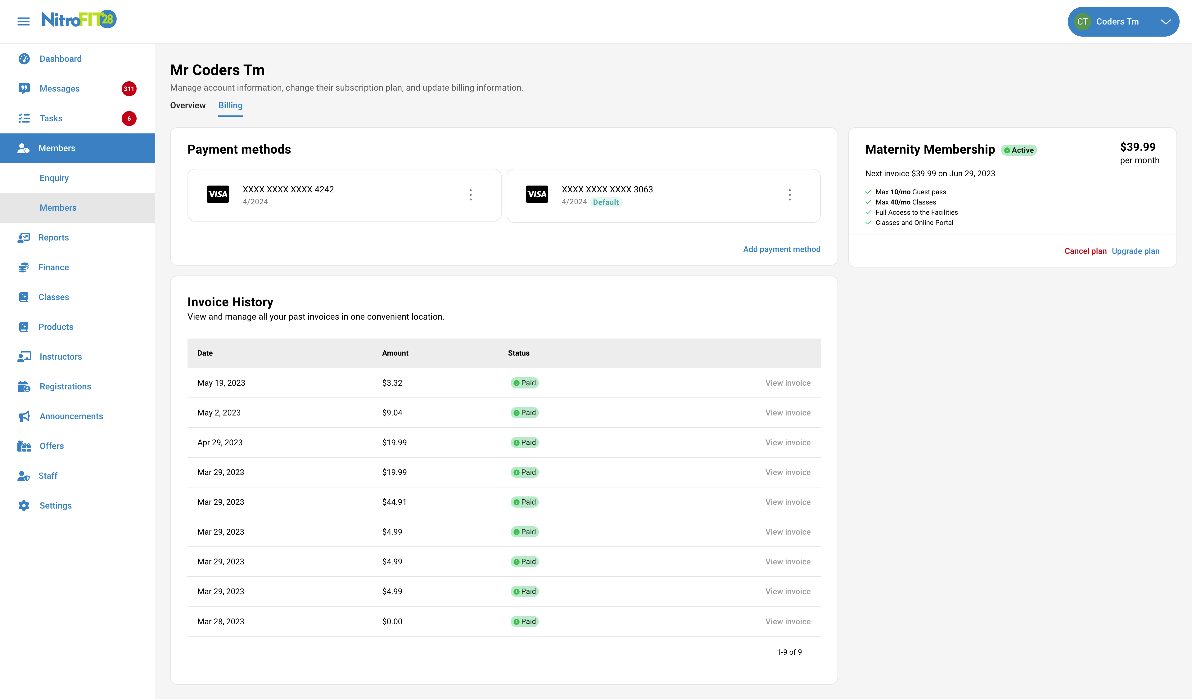 NitroFIT28 | Gym & Fitness Management System by coderstm | CodeCanyon