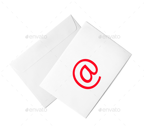 envelope with e-mail sign Stock Photo by ozaiachin | PhotoDune