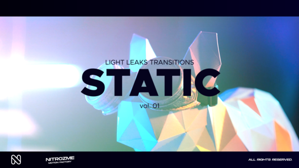 Light Leaks Static Transitions Vol. 01, After Effects Project Files