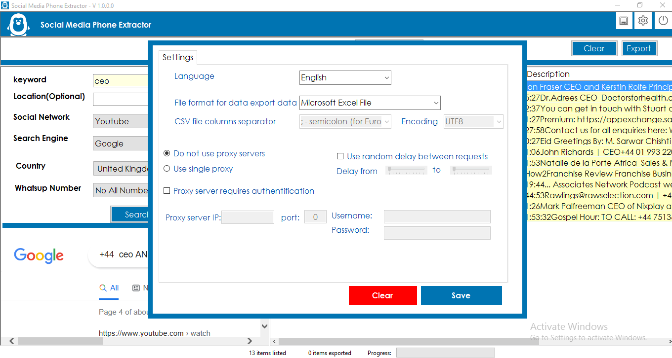 AllINONE Phone Number Extractor And Scraper by bhansalisoft | CodeCanyon