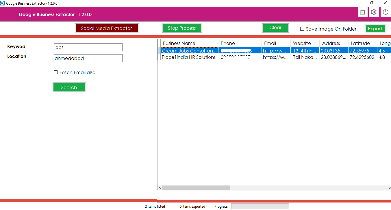 AllINONE Phone Number Extractor And Scraper by bhansalisoft | CodeCanyon