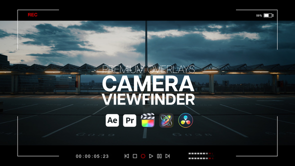 Premium Overlays Camera Viewfinder, After Effects Project Files | VideoHive