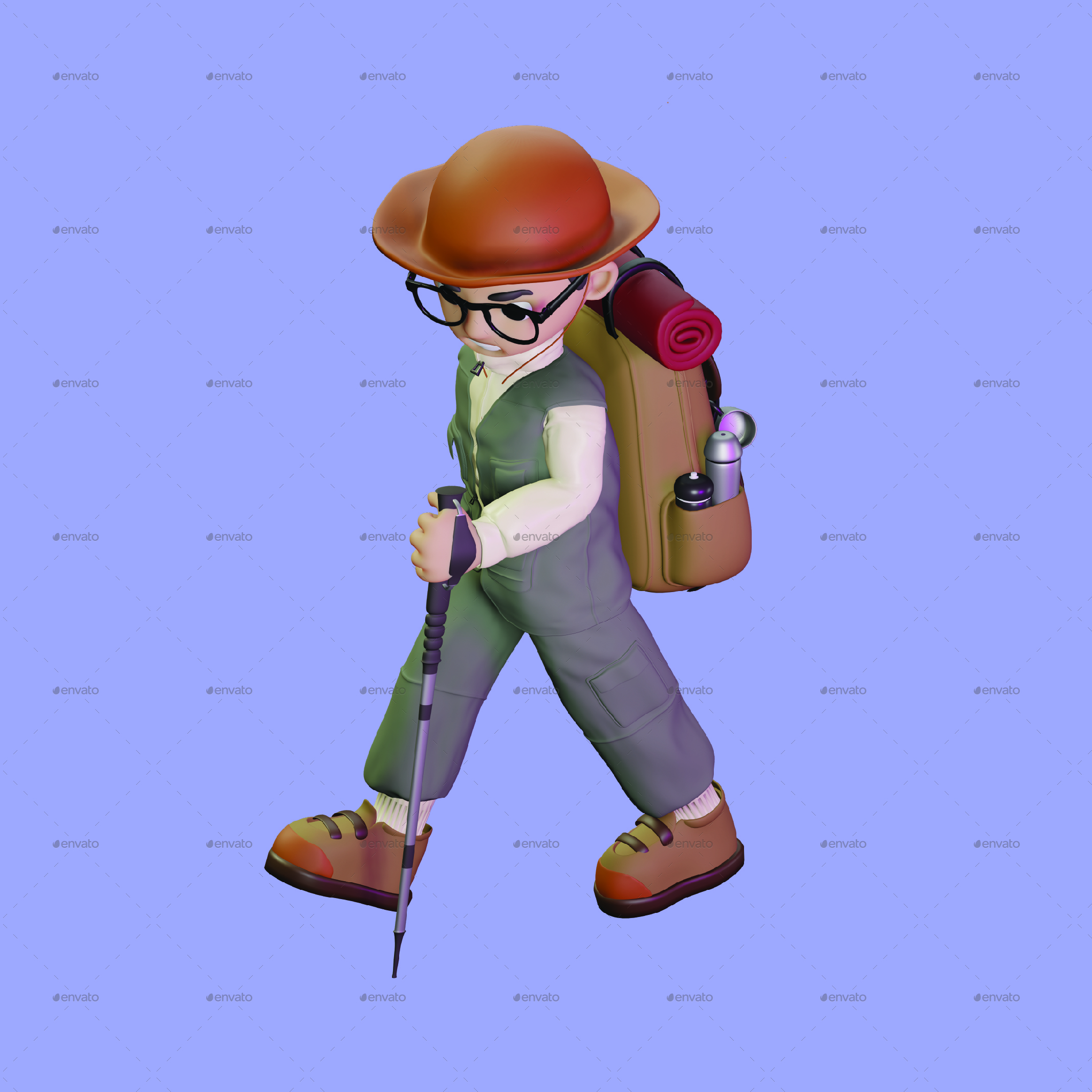 Adventure and Trevel Character 3d, Graphics | GraphicRiver