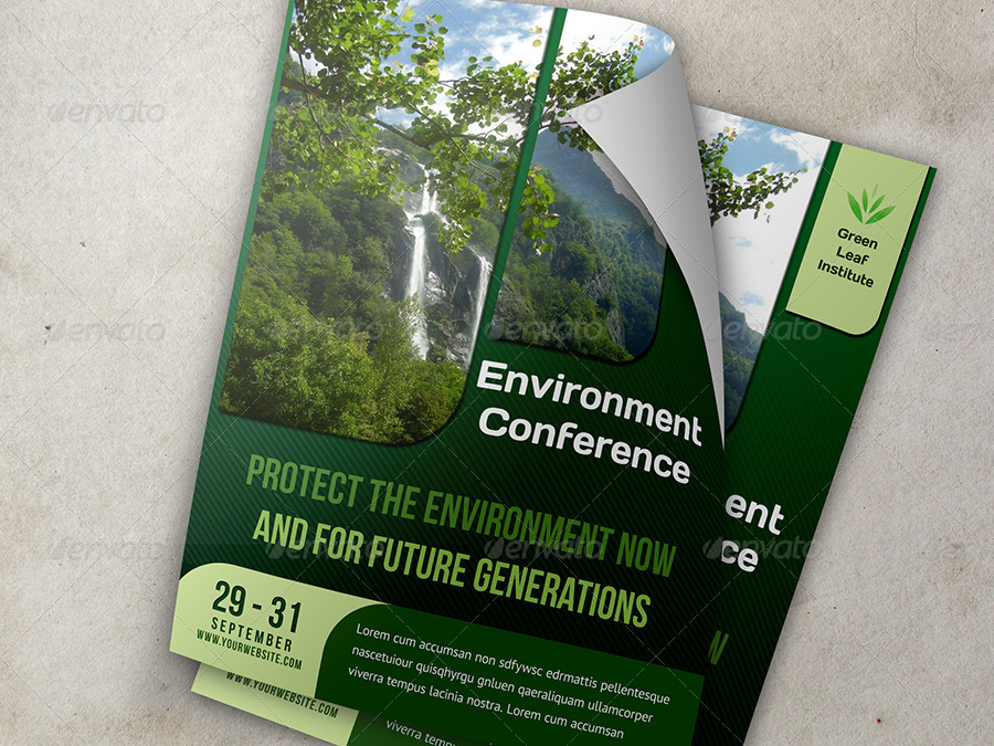 Environment / Nature Flyer, Print Templates | GraphicRiver