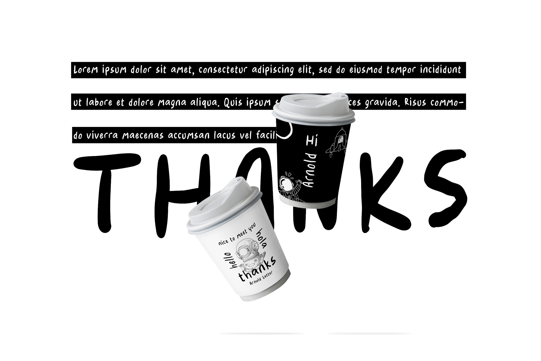 Arnold Letter Handwritten Font, Fonts | GraphicRiver