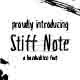 Stiff Note A Marker Handwritten Font, Fonts | GraphicRiver