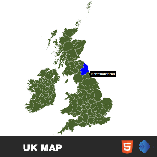 Interactive UK Clickable Map by freelancertajulrasel | CodeCanyon