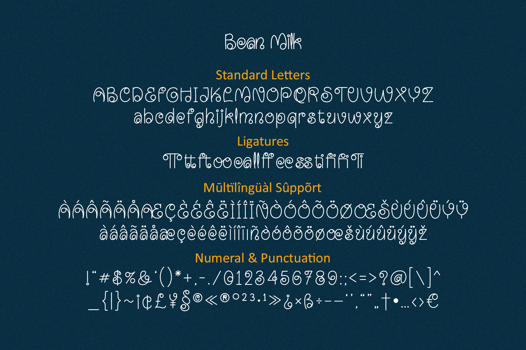 Bean Milk - Playful Script by HIROstd | GraphicRiver