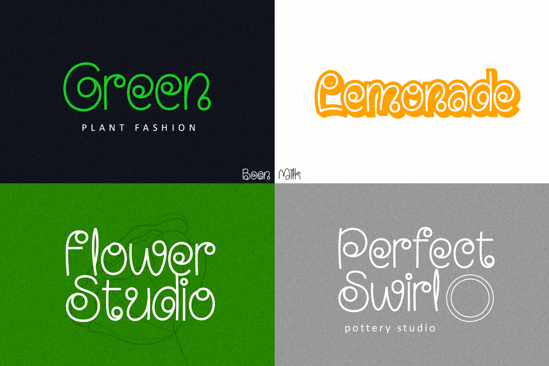 Bean Milk - Playful Script by HIROstd | GraphicRiver