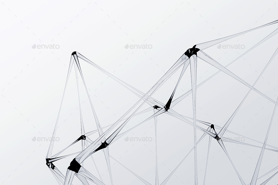 3D Glass Plexus Structure Backgrounds, Graphics | GraphicRiver