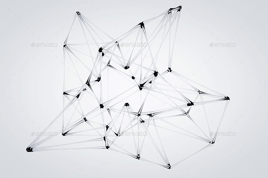 3D Glass Plexus Structure Backgrounds by themefire_pro | GraphicRiver