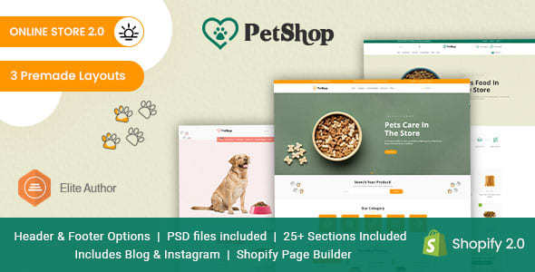 Petshop Multipurpose Shopify Theme by ishithemes | ThemeForest