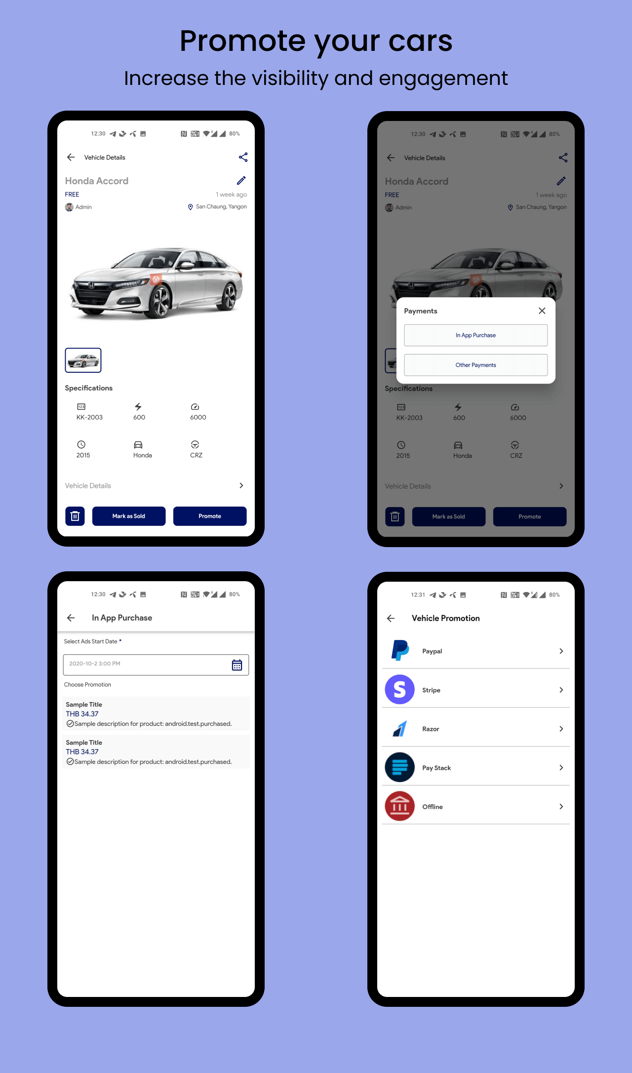 Motors Classified: Apps, Frontend Website and Backend for Car ...